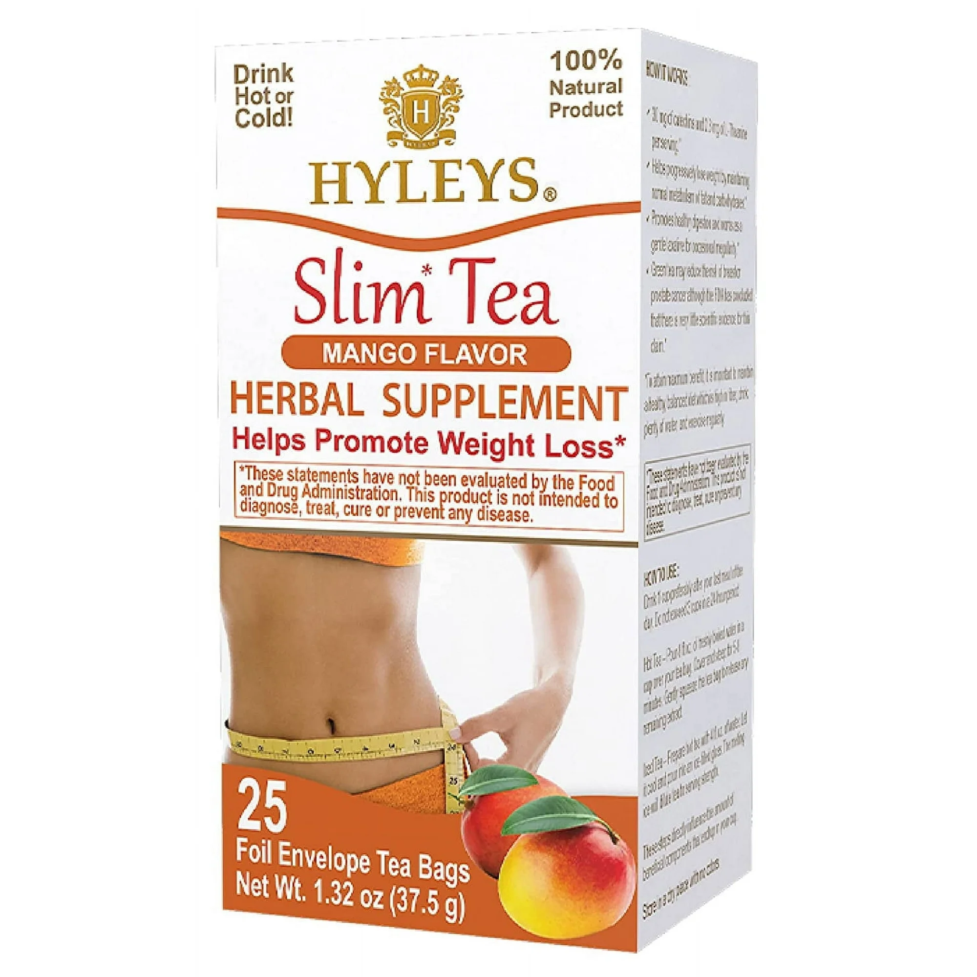 Hyleys Slim Tea Mango Flavor - Sunu American Store Dakar Senegal